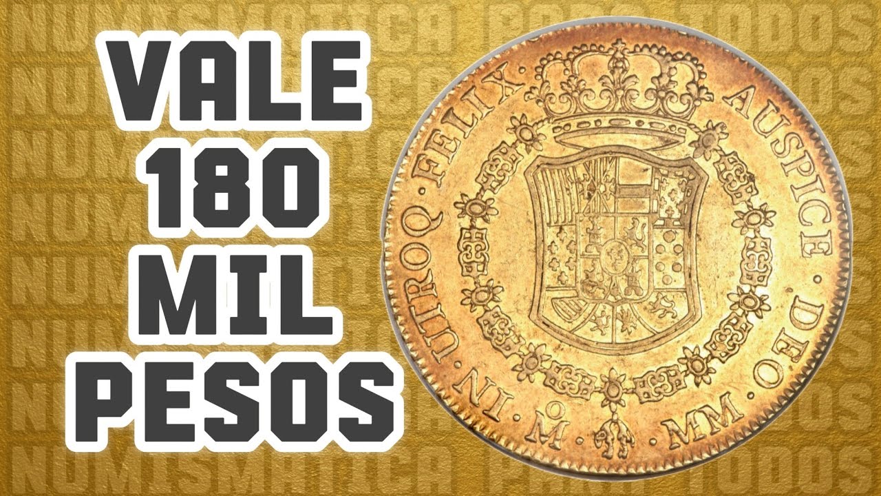 8 escudos de 1762,Monedas de México(Nueva España) - YouTube