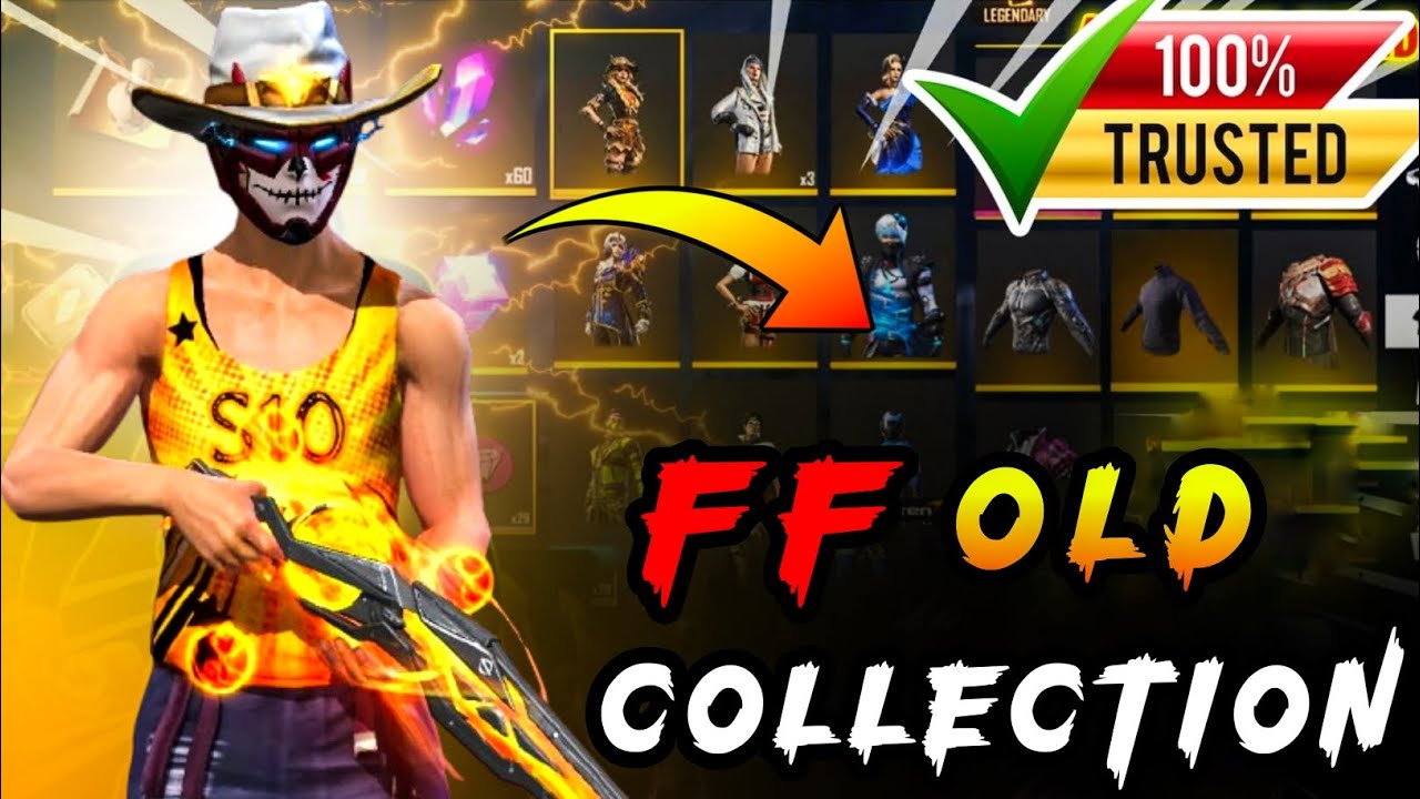ff old rare id collection😍 || session 10 gold tshirt 😱#freefirevideo # ...