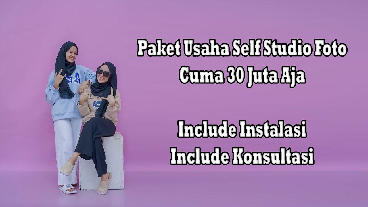 Peluang Usaha Selfie Studio Foto Cuma 30 Juta Aja - YouTube