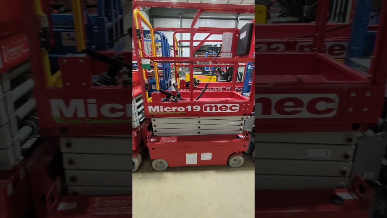 Shrink your footprint on the job site with a Micro lift. #work # ...