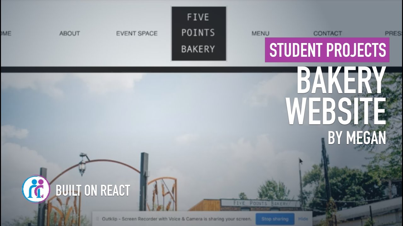 Nucamp Student Portfolio Project | the Bakery - YouTube