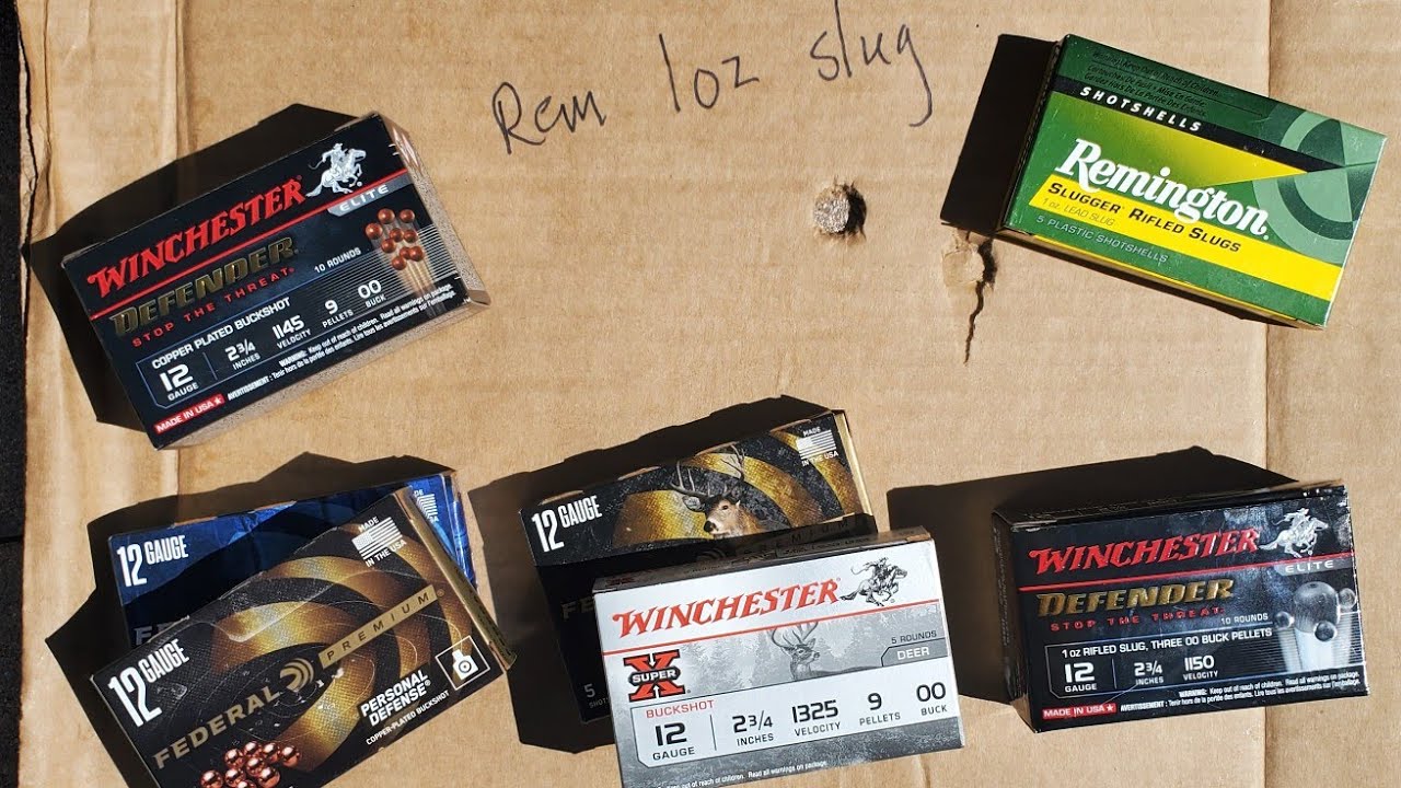 12 gauge SlugFEST! Bucks and Slugs. What's the Difference? What's BEST ...