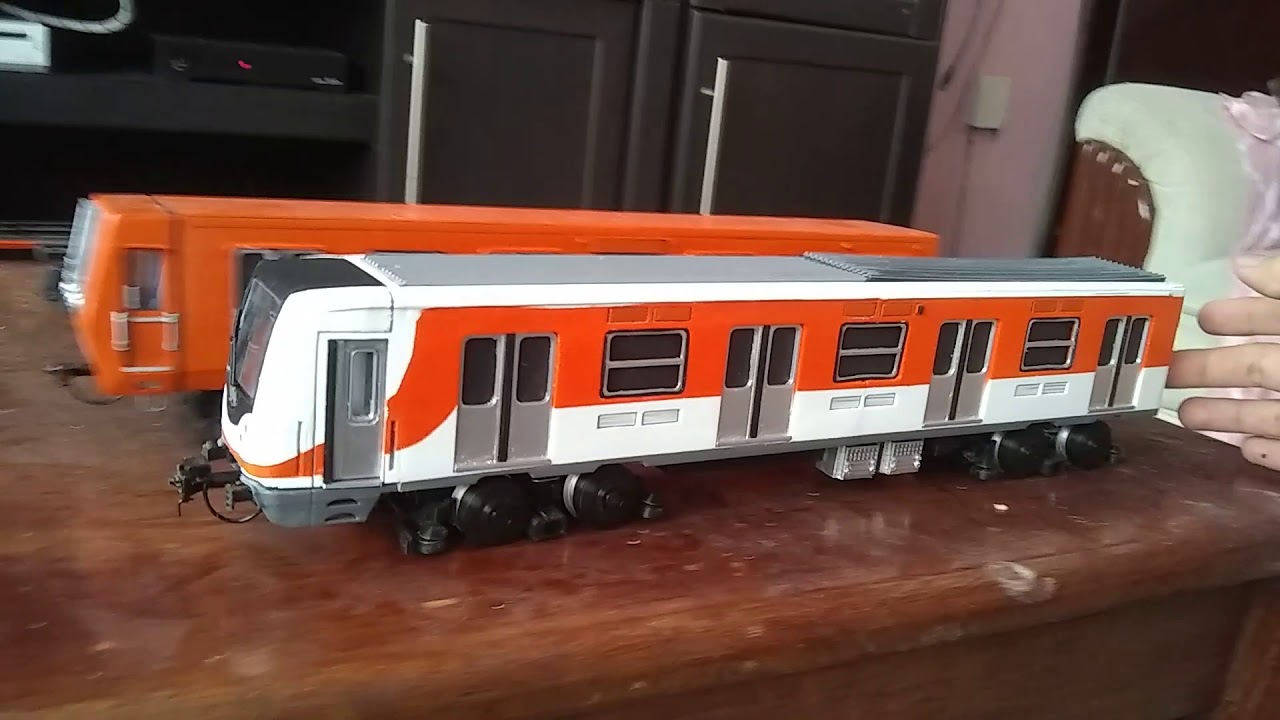 Metro de la CDMX a escala NM-02 y MP-68 - YouTube