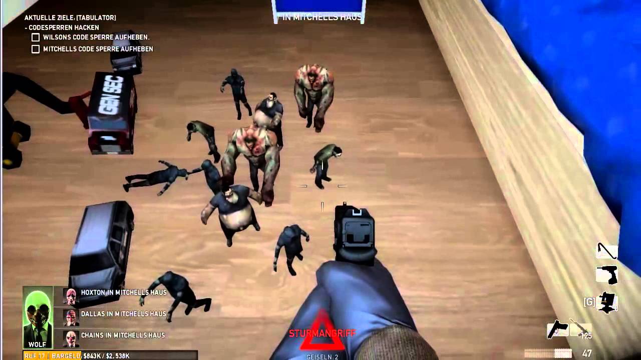 Payday: The Heist easter egg no mercy und left 4 dead - YouTube