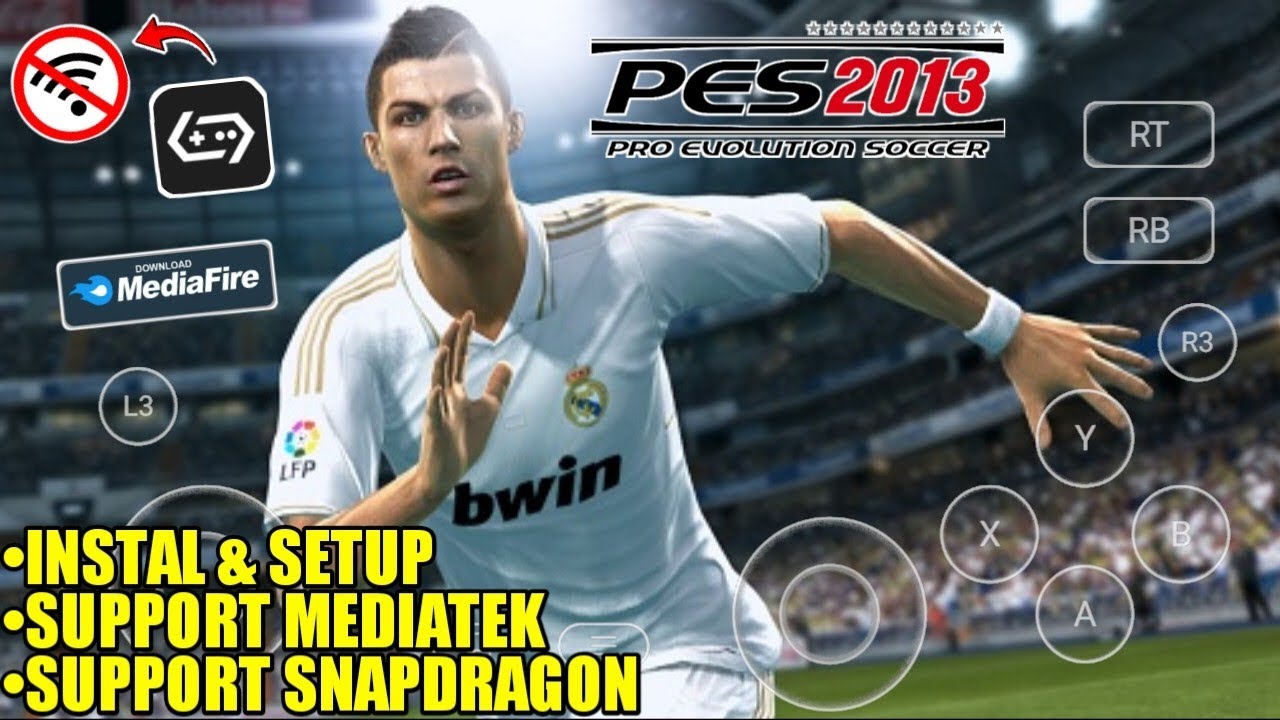 Cara Pasang PES 2013 Di Android Offline | GAMEHUB Emulator Pc - YouTube