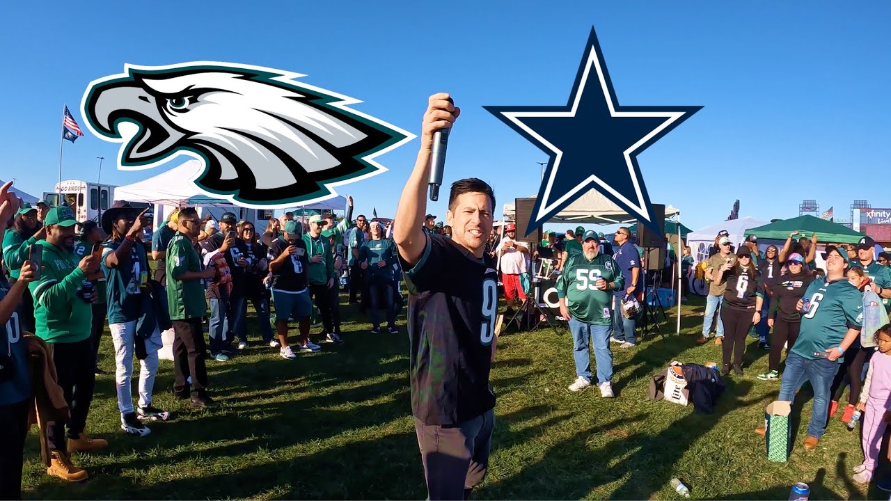They do WHAT at an Eagles Tailgate?? 🔔 - YouTube