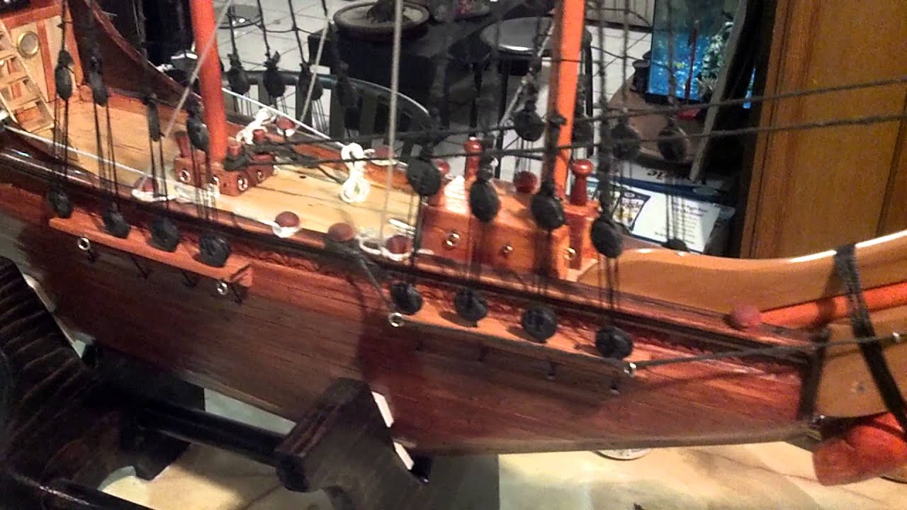 HANDMADE WOODEN SHIP 4 - YouTube
