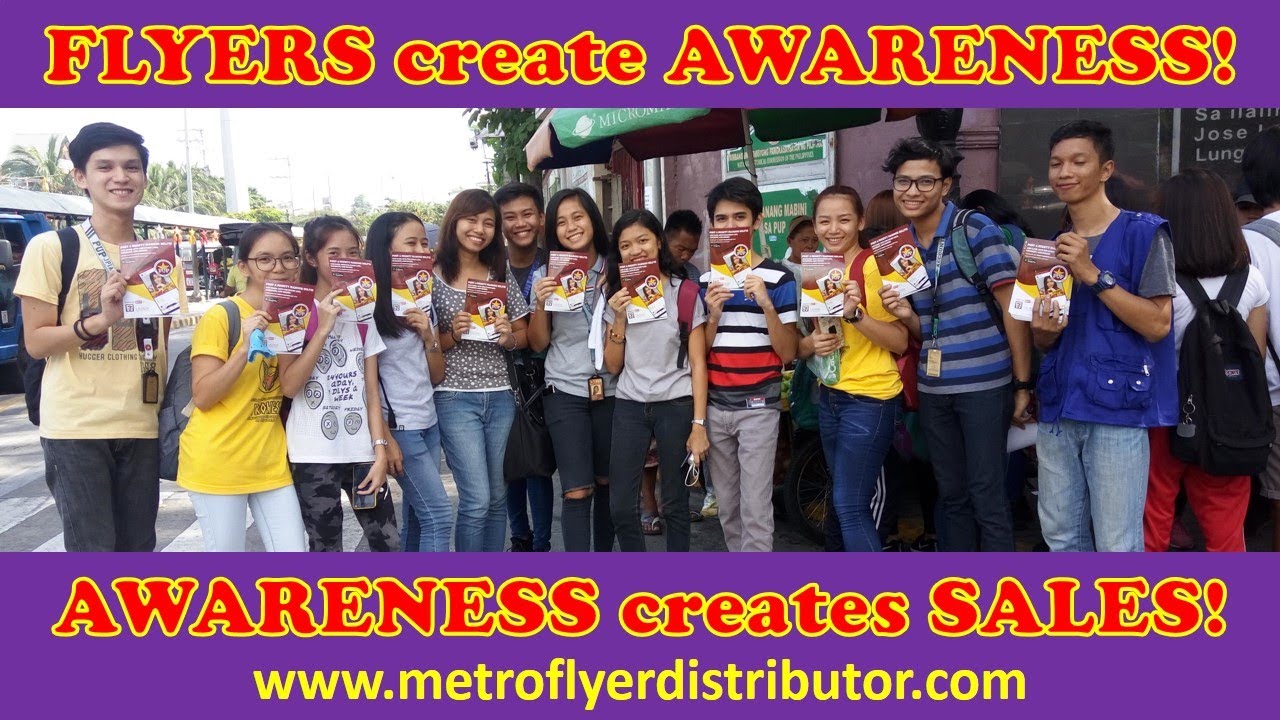 FLYERS create AWARENESS, AWARENESS creates more SALES! - YouTube