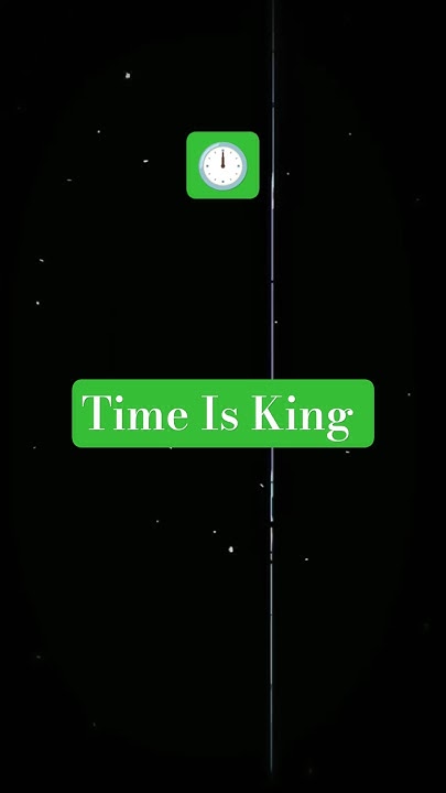 Time Is Real King 🕛 - YouTube