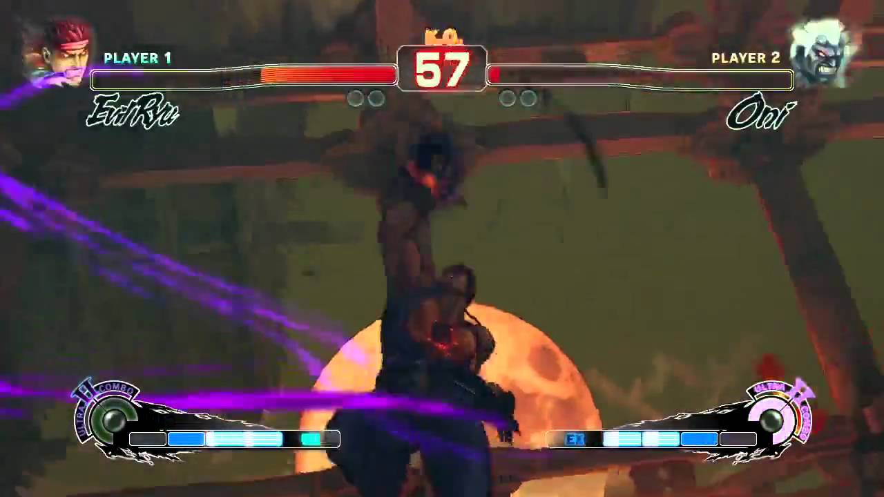 Super Street Fighter IV Arcade Edition - Evil Ryu vs Oni - YouTube