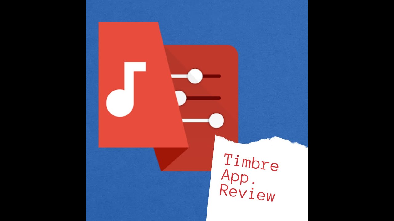 Timbre App. Review - YouTube