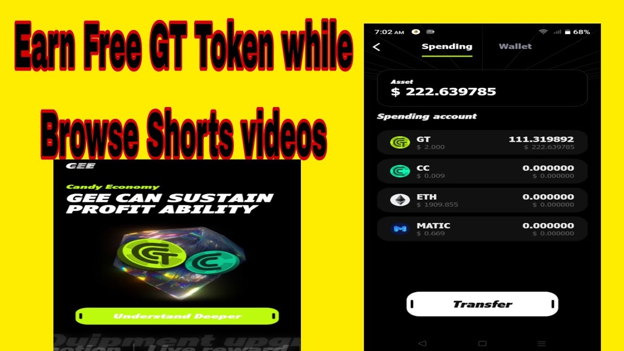 Gee app Review | Earn GT token while watching Short videos | Gee app ...