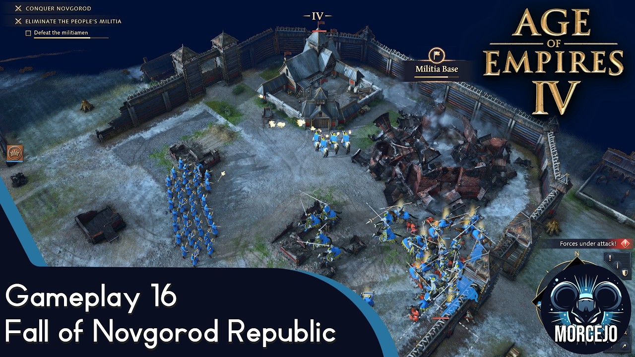 Age of Empires IV - EP16 - Fall of the Novgorod Republic - Gameplay (No ...