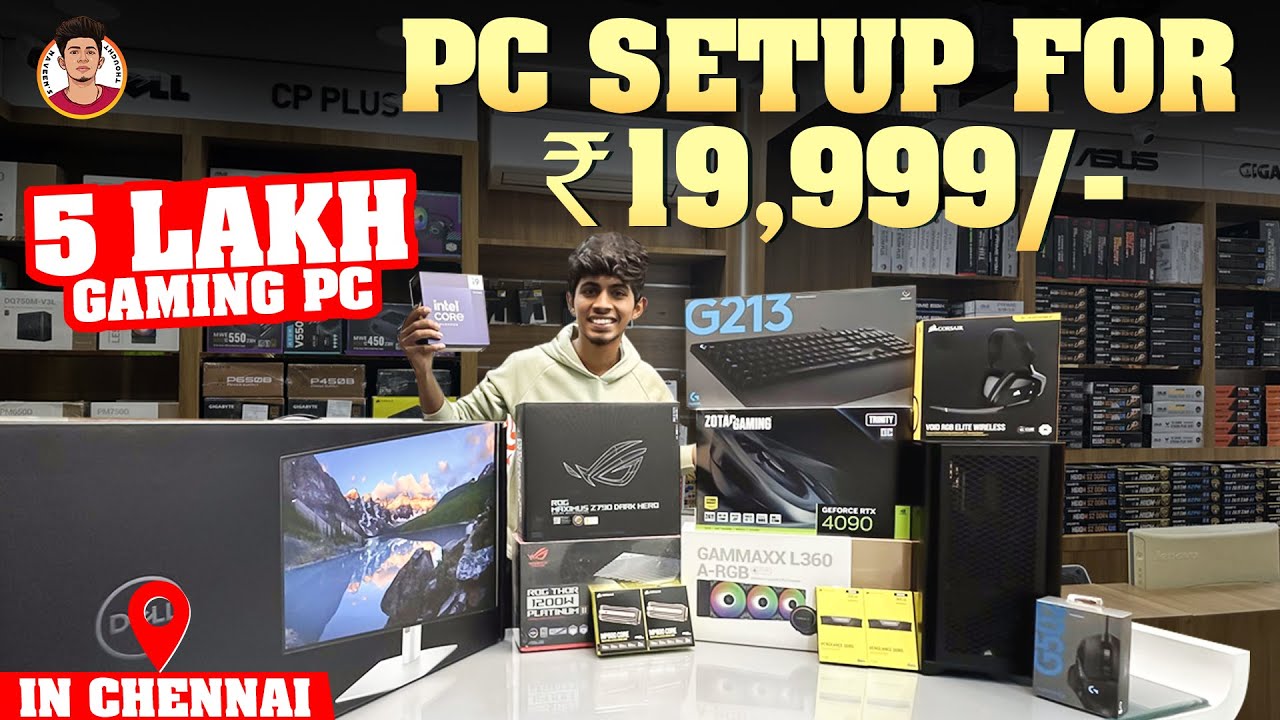 PC Setup for ₹19,999/- | 5Lakh Gaming PC 🤯 | In chennai - YouTube