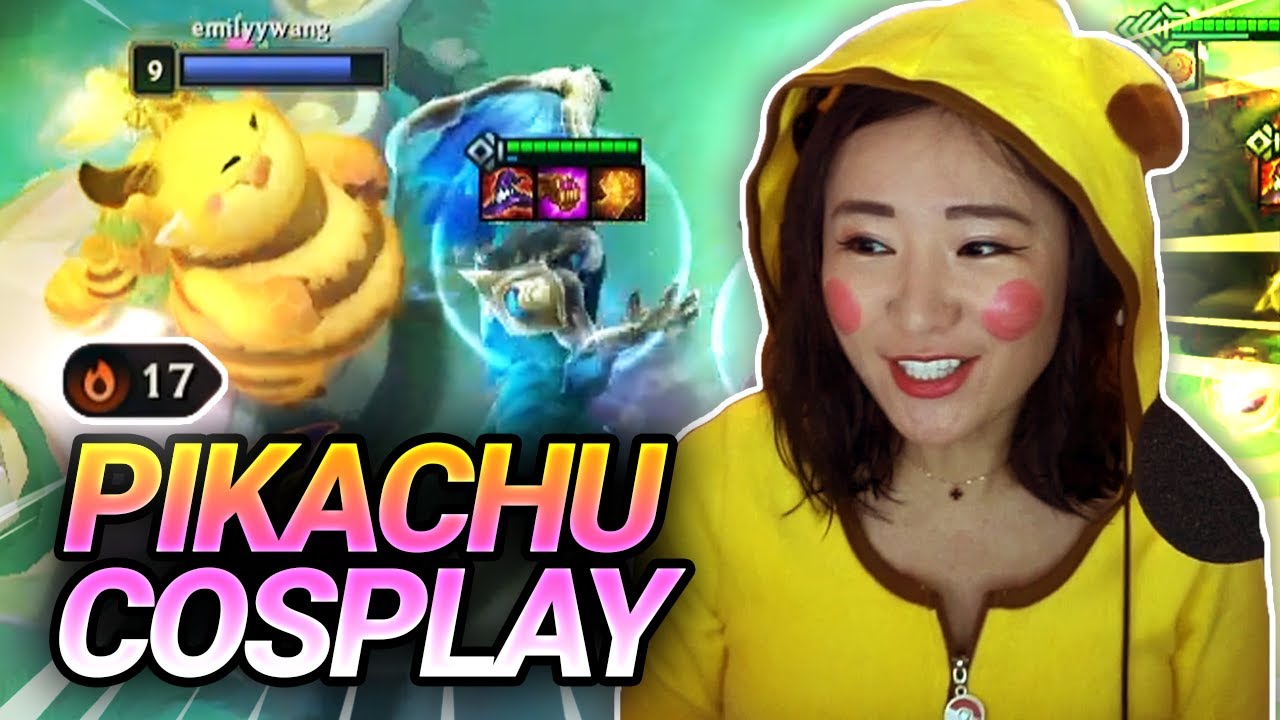 PIKACHU COSPLAY + AO SHIN = FREE WIN | TFT 12.15 - YouTube