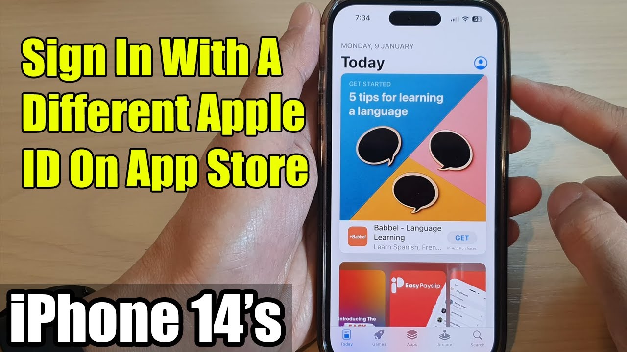 iPhone 14/14 Pro Max: How to Sign In With A Different Apple ID On App ...
