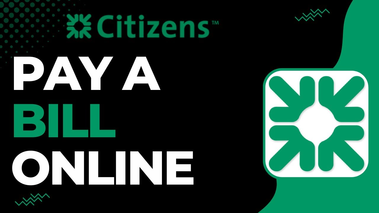 How to Pay a Bill on Citizens Bank ! - YouTube