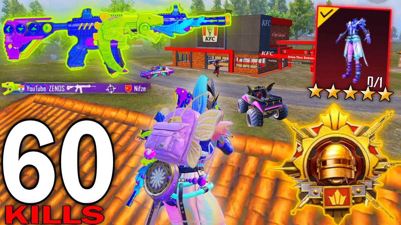 Wow 🔥new Best Aggressive Rush Gameplay With 60 Kills In 2 Match Samsung
