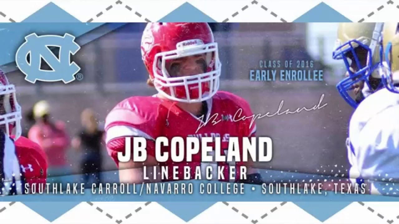 UNC Football: JB Copeland is a Tar Heel - 2016 Signee Spotlight - YouTube