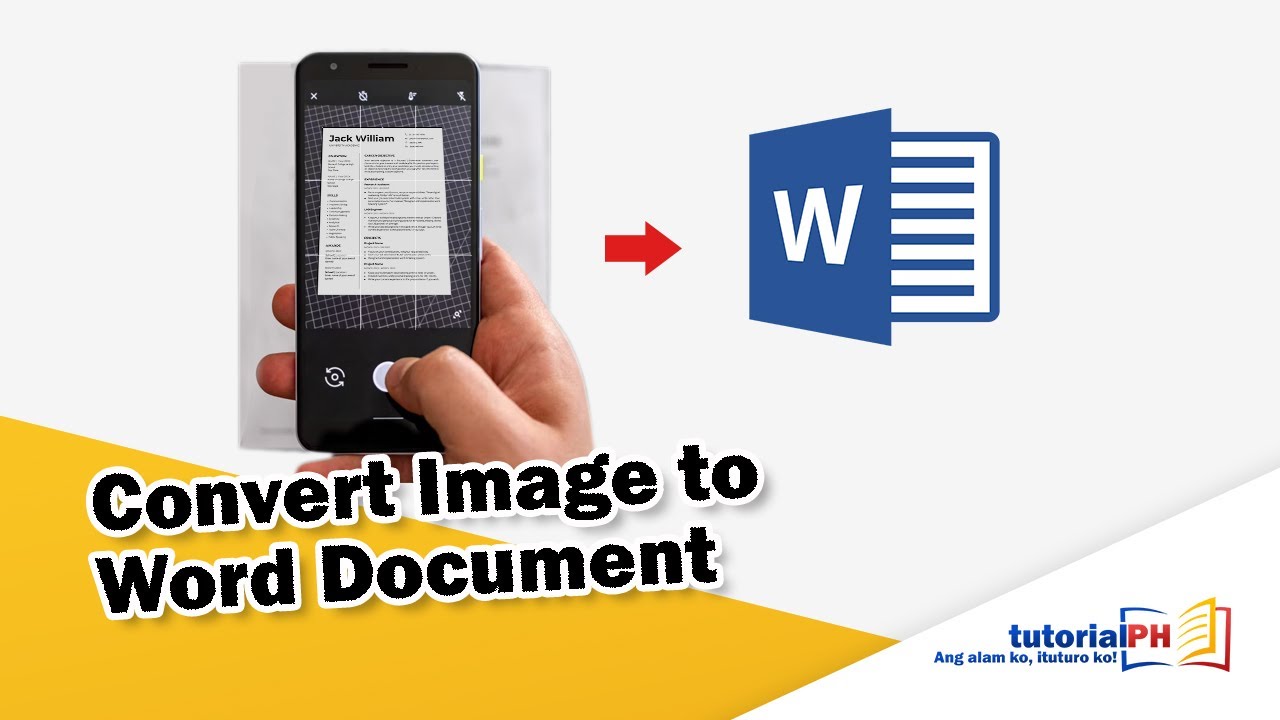 Convert Photos to Editable MS Word Files - YouTube