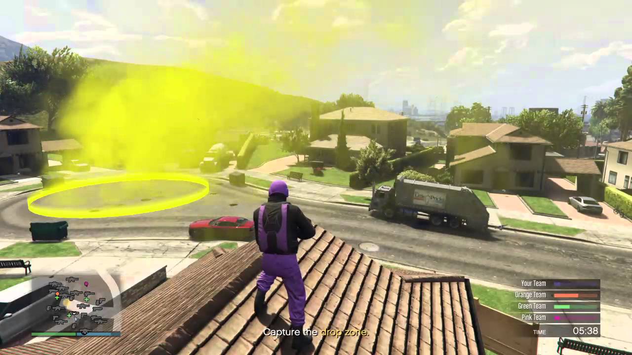 Gta 5 drop zone - YouTube