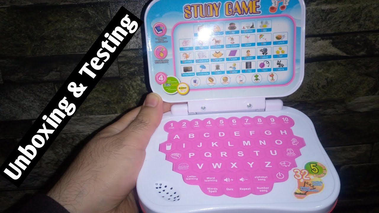 Kids mini Laptop | English, Math and music learning laptop | learn ...