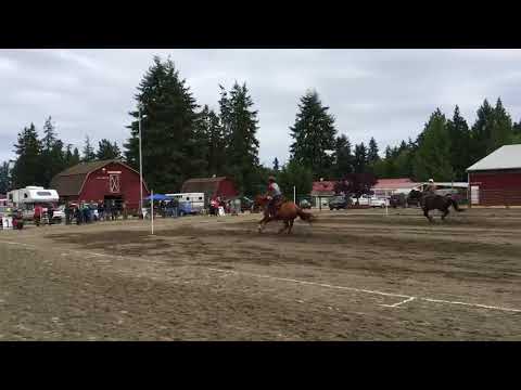 Roseanne, fast time stake race, WWGA 2017