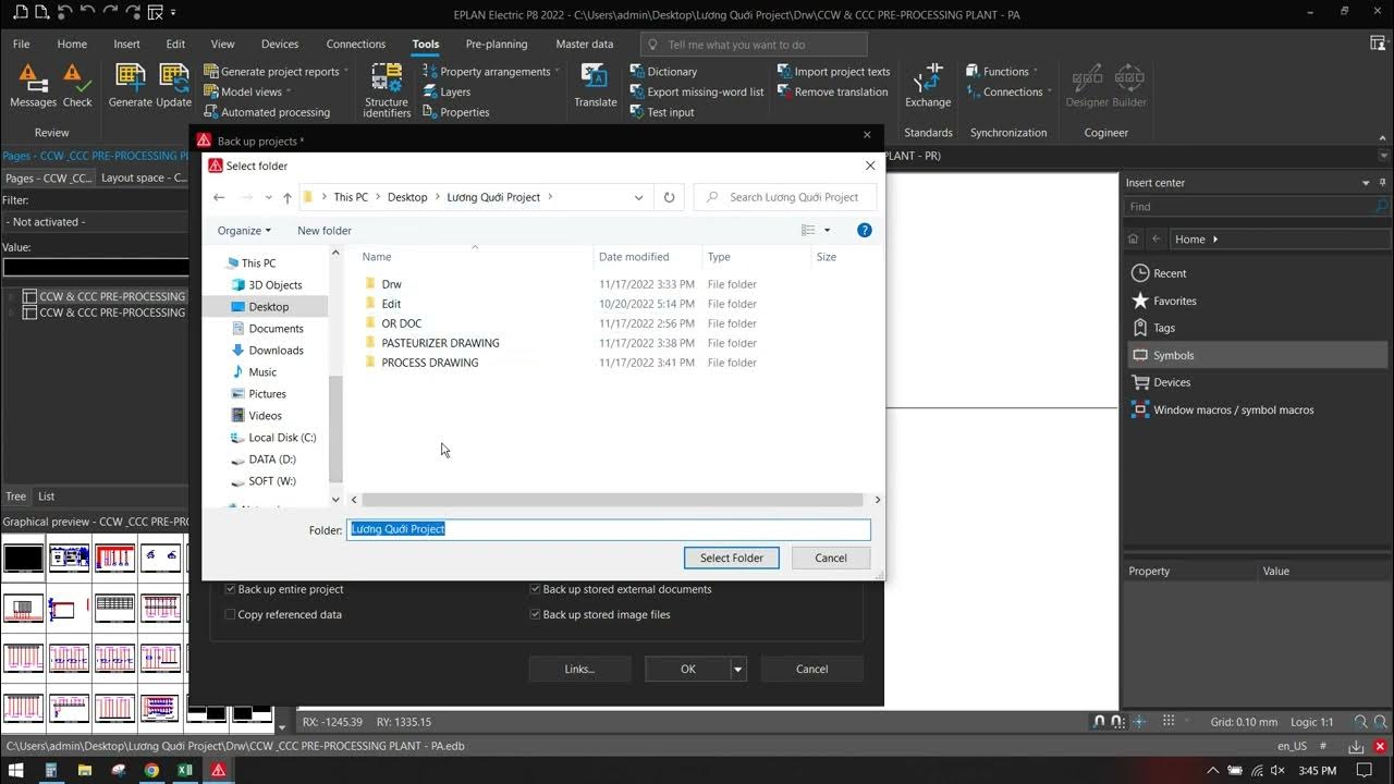 Backup Project - Eplan Electric Tips & Tricks - YouTube