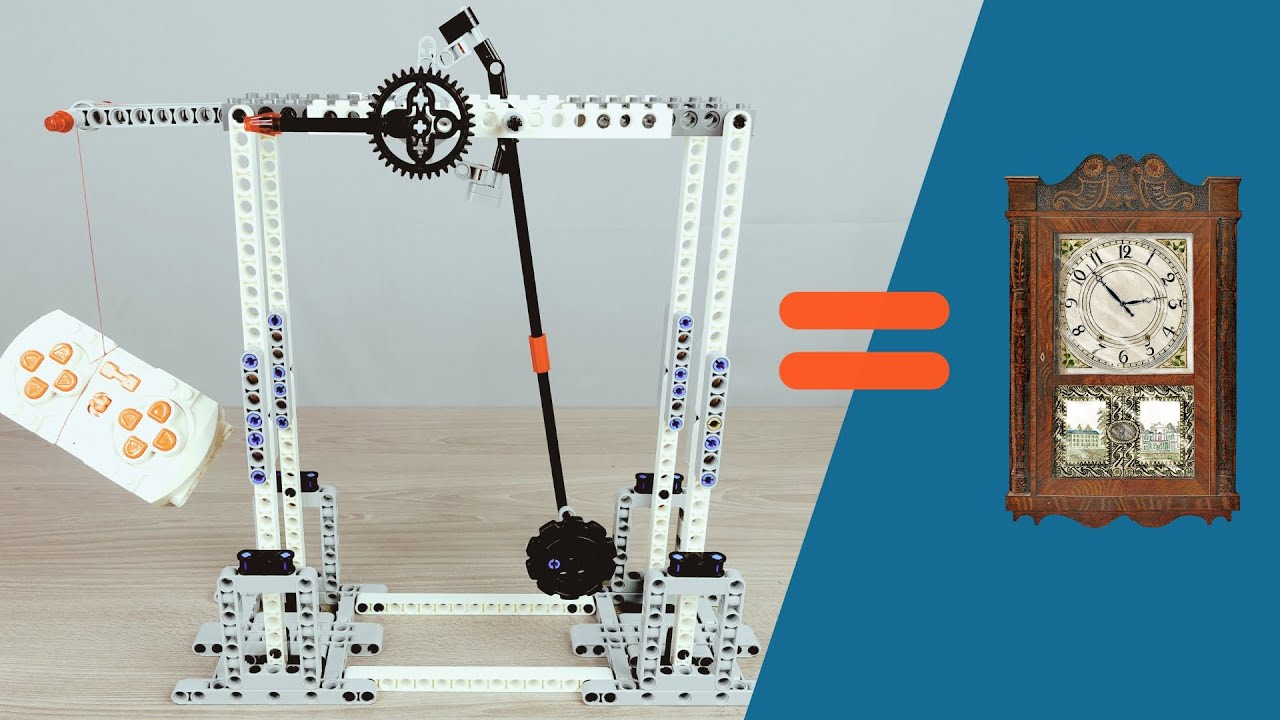 Creating a Pendulum Clock with Lego Technic - YouTube