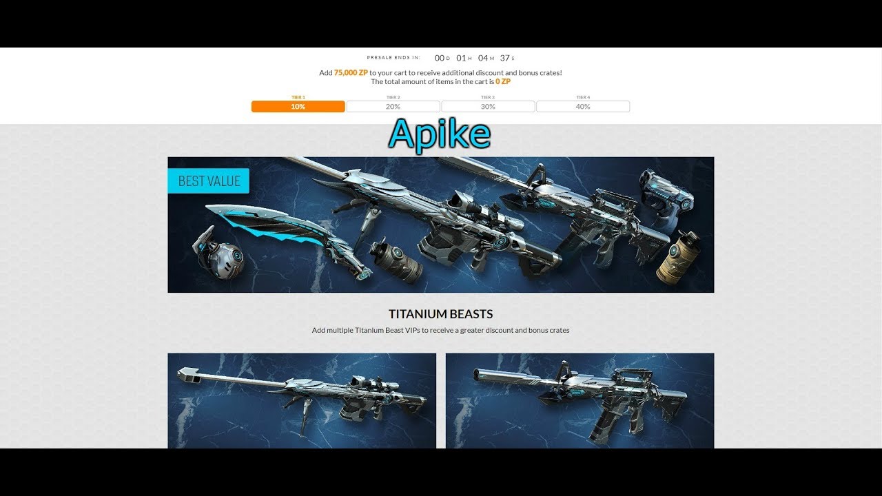 CrossFire: Titanium Beast Pre-Sale Overview - YouTube