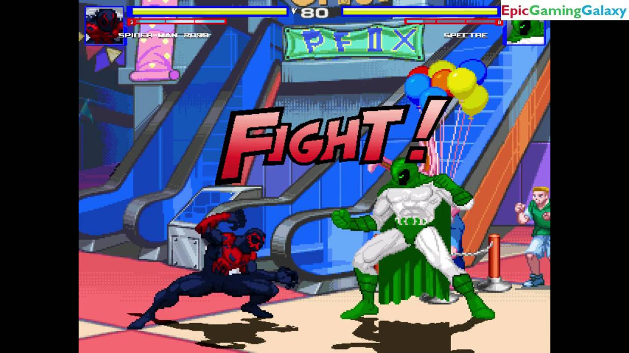Spectre VS Spider-Man 2099 The Superhero In A Marvel VS DC MUGEN ...