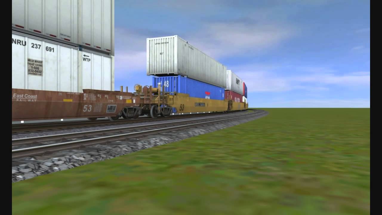 Trainz 12: Lander's Curve on Springfield Industrial Route 5/18/14 - YouTube