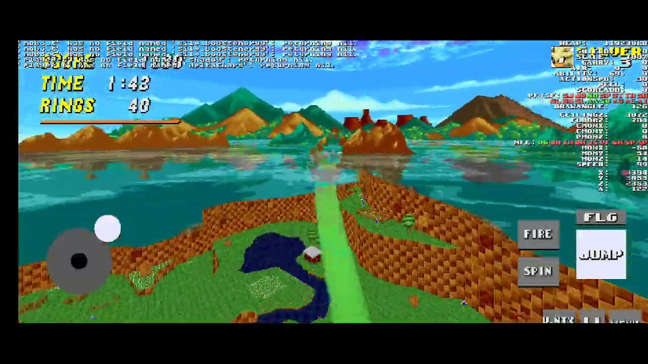 Playing as silver in srb2 - YouTube