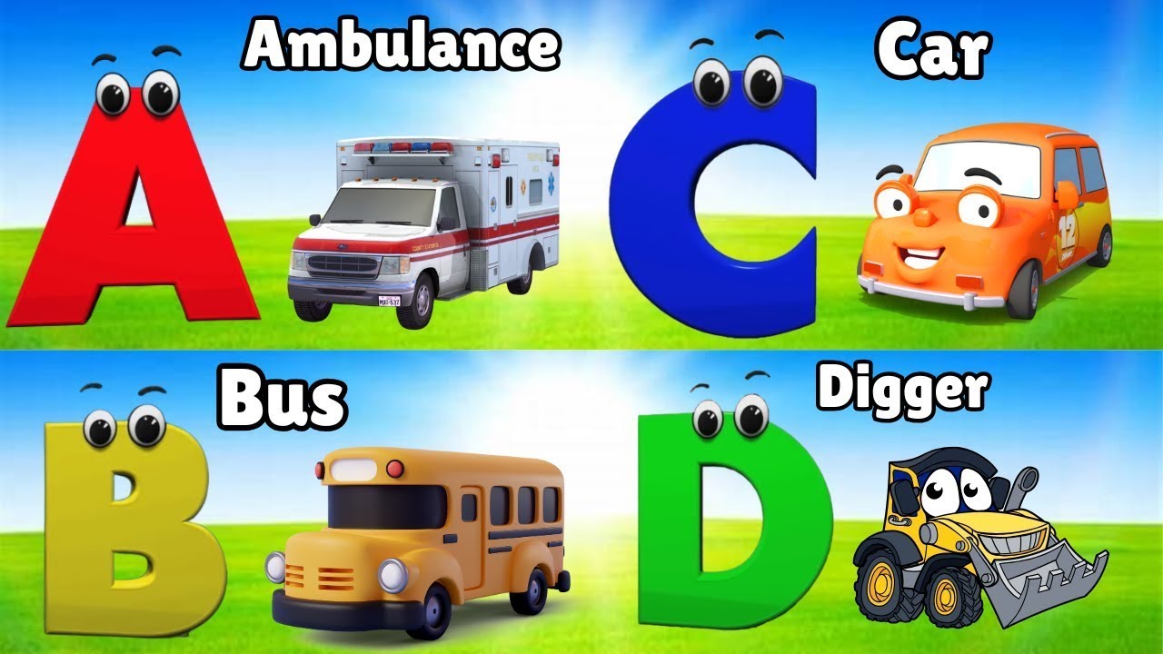 ABC Song Phonics, Transportation Song, ABC Song, Alphabet Educational ...