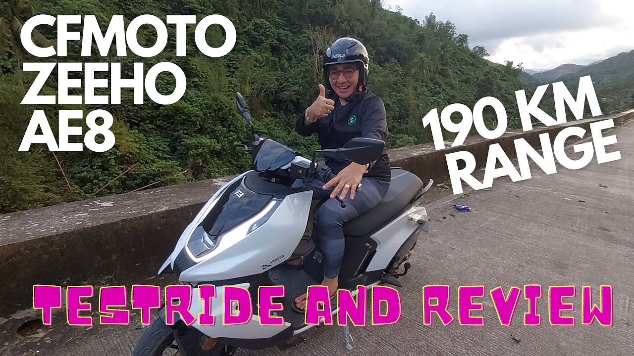 CFMOTO Zeeho AE8 Fully Electric Motorcycle Review @Cebu | Rolly Petz - YouTube