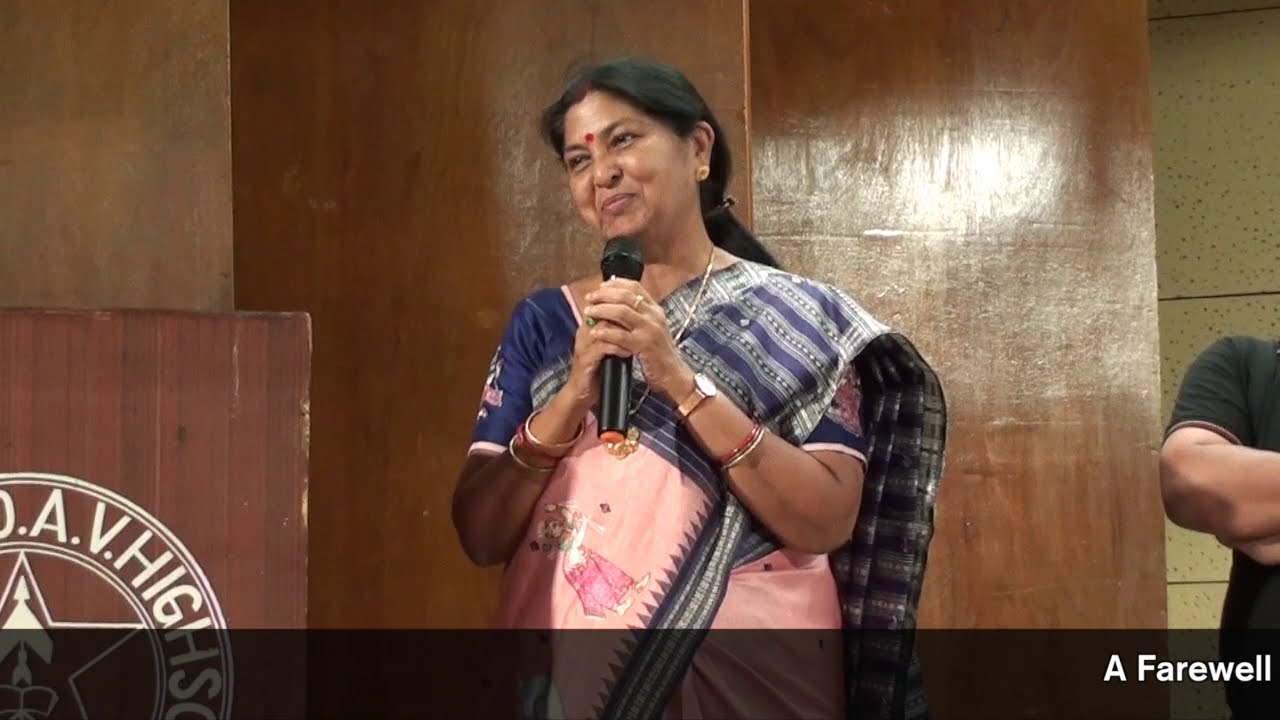 FAREWELL TO OUTGOING HEADMASTER OF ADAV HIGH SCHOOL SMT PREMLATA DASH ...