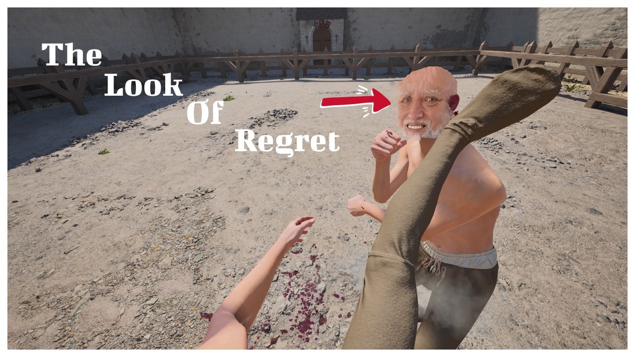 half sword's gauntlet has me in a chokehold... - YouTube