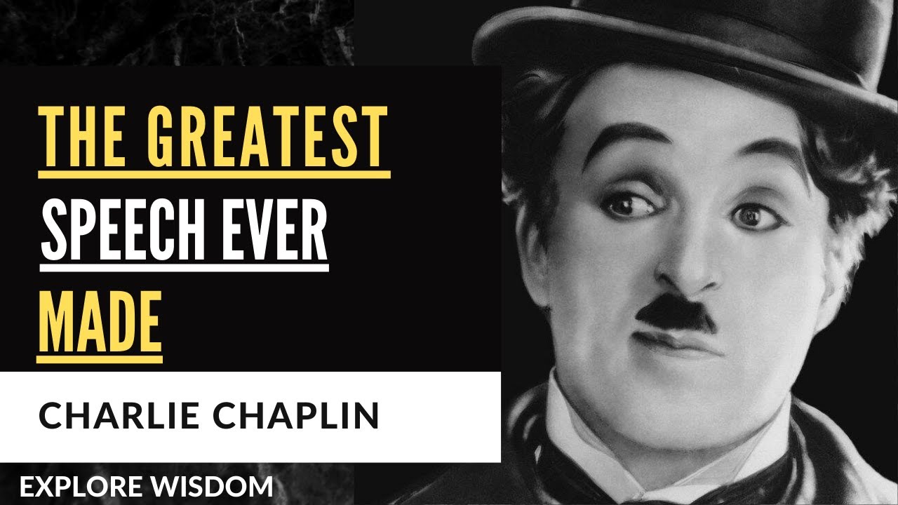 The Great Dictator Speech (by- Charlie Chaplin) with Subtitles | Best ...