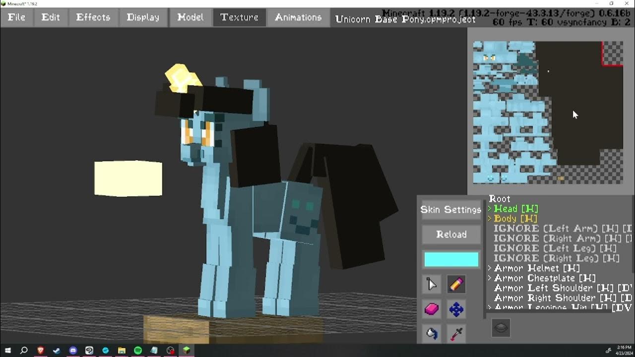 Custom Pony Tutorial (Custom Player Models Mod) - YouTube