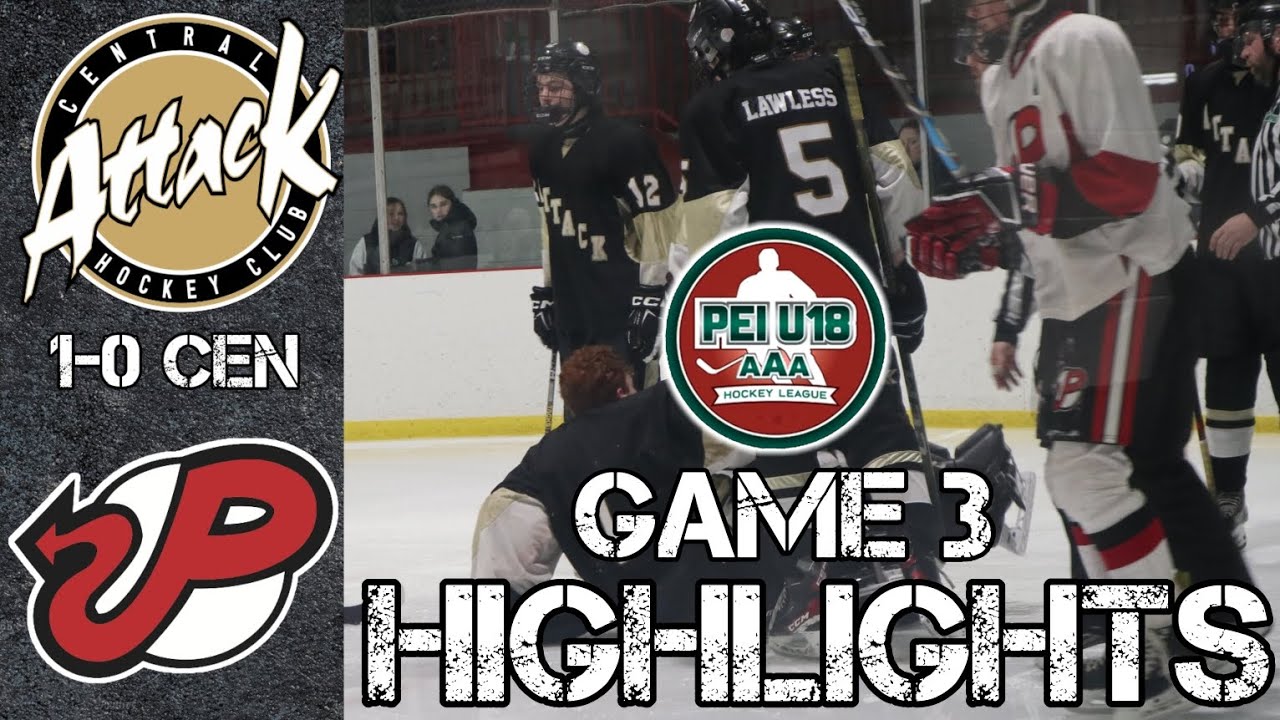 Central Attack vs Pownal Red Devils | PEIU18AAAHL Playoffs Round 1 Game ...