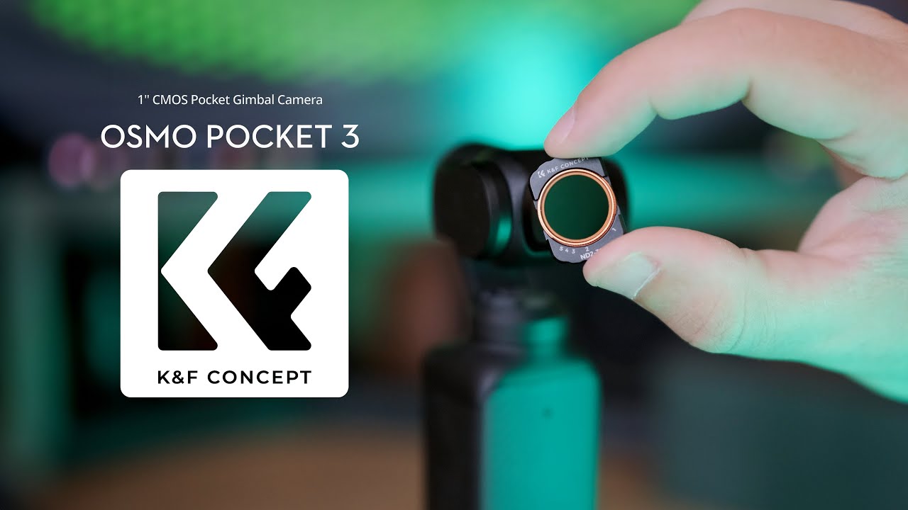 DJI Osmo POCKET 3 test K&F variable ND filter 4K 60 fps cinematic ...
