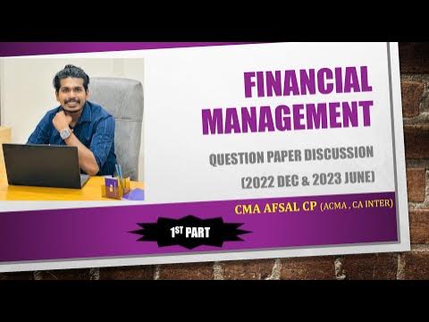 FM Question Paper Discussion PART 1 - YouTube