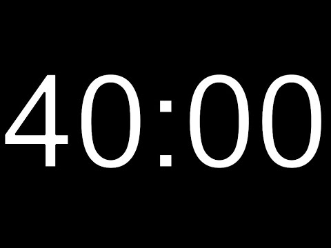 Your 40 minute timer - YouTube