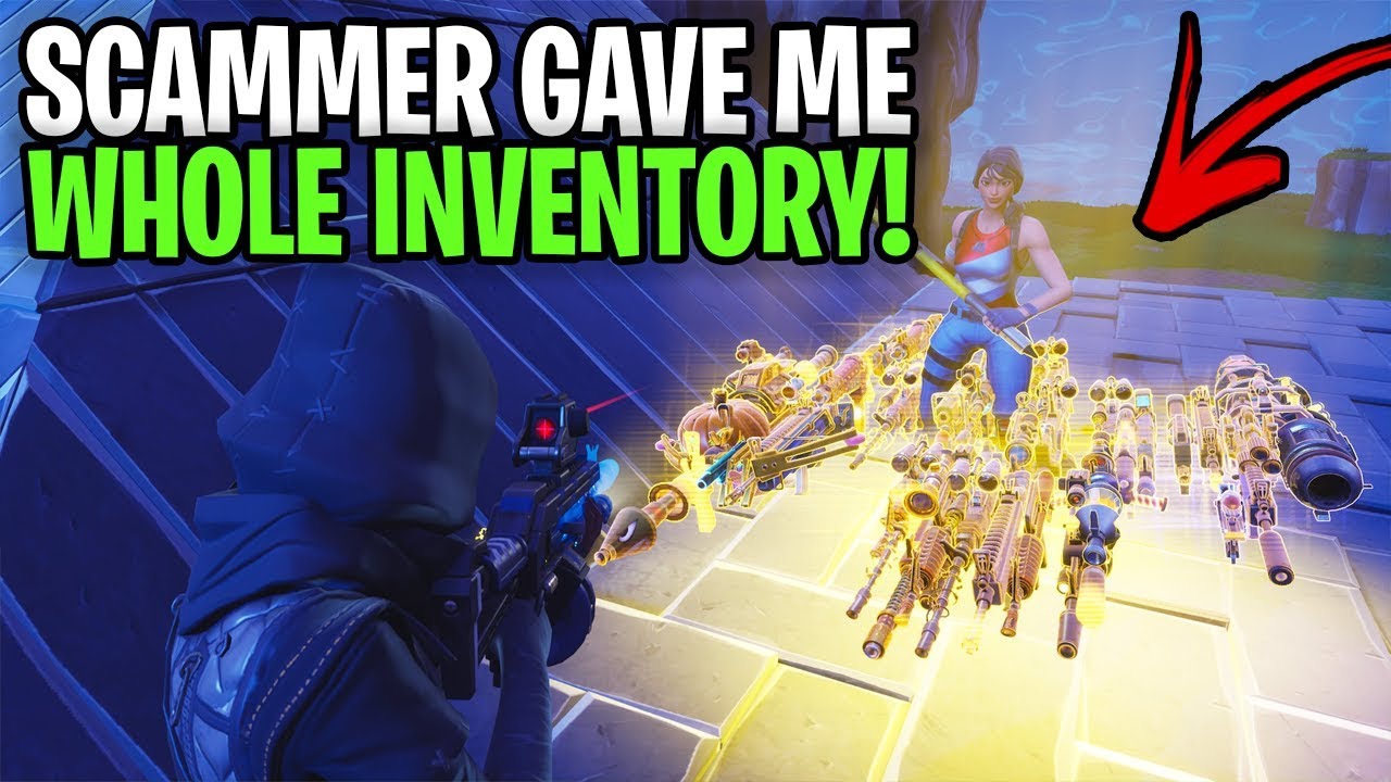 Rich Scammer Gave Me His Whole Inventory..😆 (Scammer Get Scammed ...