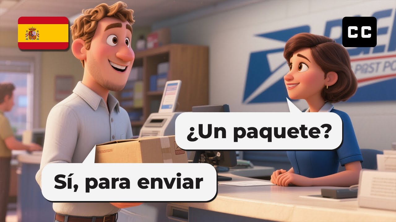 Spanish Conversation Practice for A2-B1 🚀 Send a Package at the Post ...