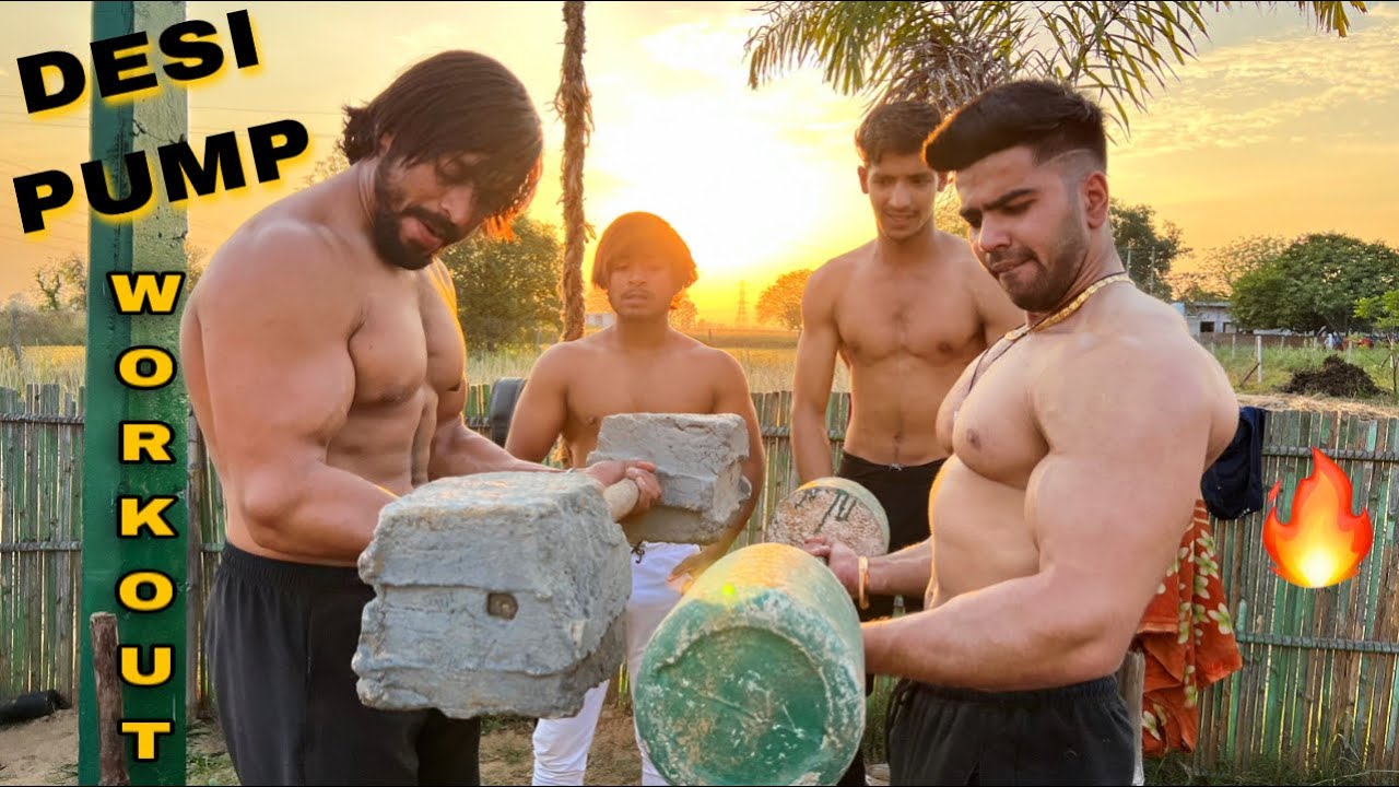 DESI WORKOUT FIRST TIME WITH @VipinYadav AISE HOTA😳MUSCLE FAIL🥵 - YouTube