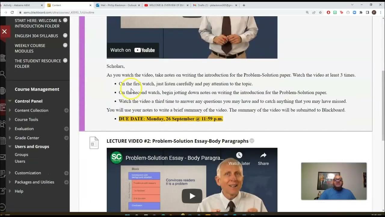 OVERVIEW OF UNIT 2: PROBLEM/SOLUTION - YouTube