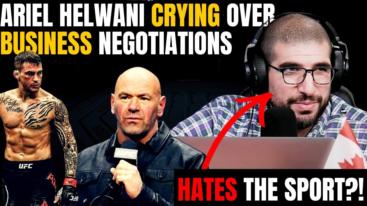 Ariel Helwani CRYING over UFC NEGOTIATIONS with Dustin Poirier - YouTube