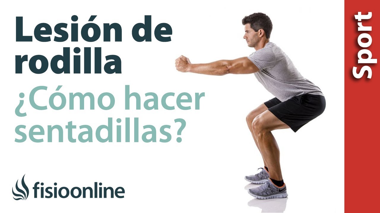 CÓMO hacer SENTADILLAS si has tenido LESIÓN de RODILLA - YouTube