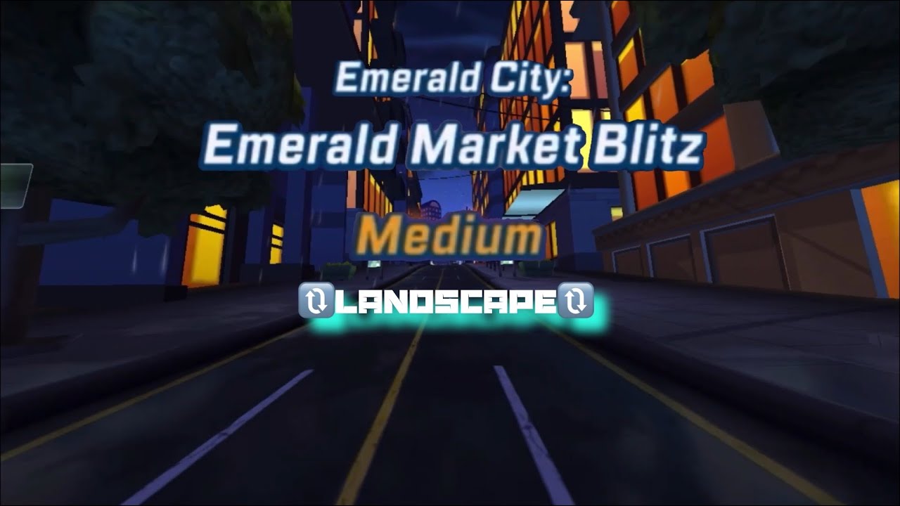 SFSB: Emerald Market Blitz Medium (Widescreen) - YouTube